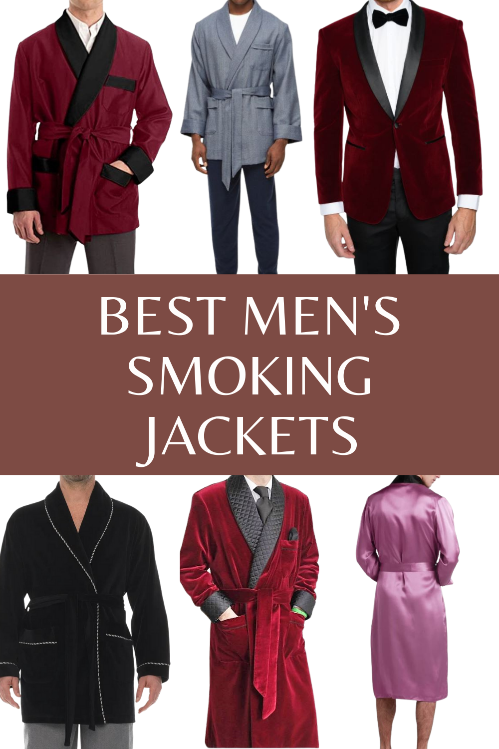 15 Best Men's Smoking Jackets That Are Silky Soft.